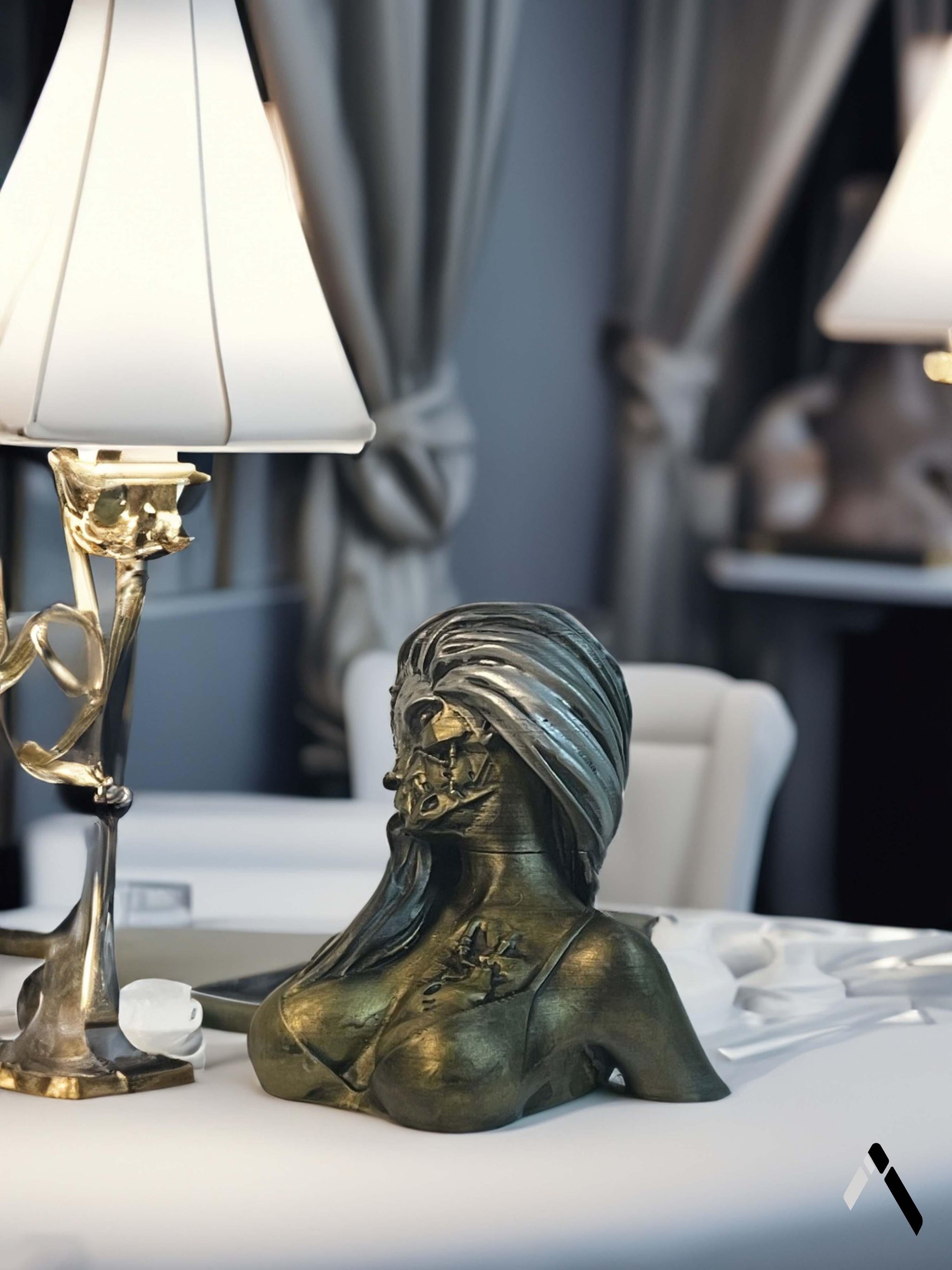 T-X From Terminator 3 Female Terminator Bust Sculpture